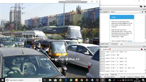 Vehicle Clssification And Counting Using Python And Opencv Youtube