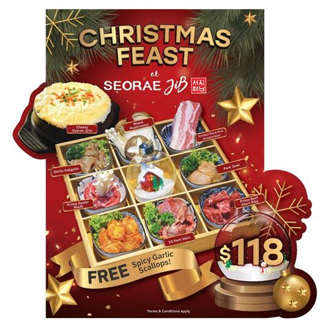 New Promotion Christmas Feast By Seorae Jib Authentic Korean Bbq Singapore Insiders Blog