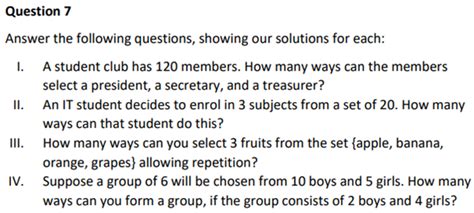 Solved Question Answer The Following Questions Showing Chegg Com