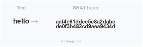Sha1 Generador Hash Toolsyep