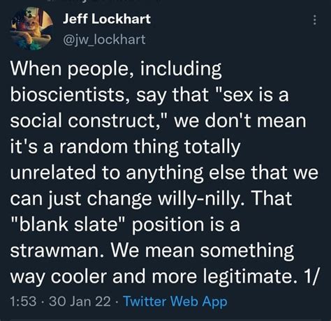 Sex Is A Social Construct Rwitchesvspatriarchy