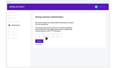 How To Add A Beneficiary Worldfirst