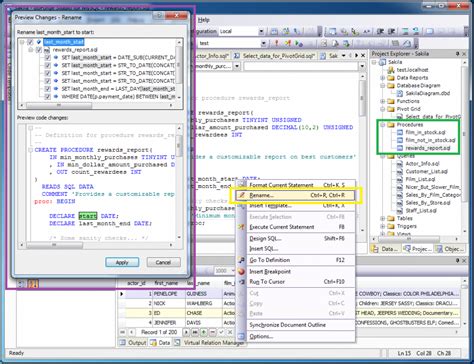 Quick Start In Database Development With Sakila Database Project Devart Blog