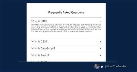 freecodecamp on linkedin accordion menus let you hide certain info and only display it when a user…