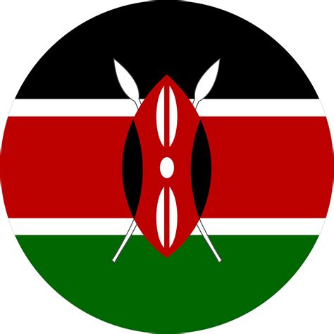 Kenya Flag Round Shape Png 22101717 Png