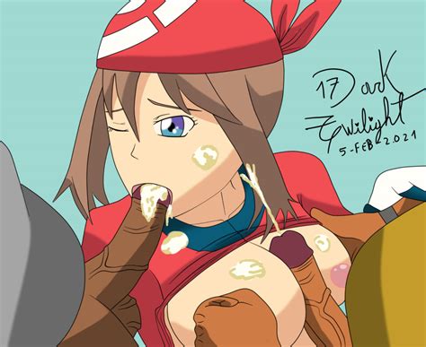 Rule 34 Artist Request Big Breasts Blowjob Blue Eyes May Pokemon