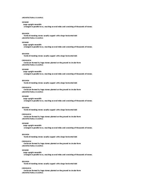 Architectural Example Pdf European Archaeology Archaeology