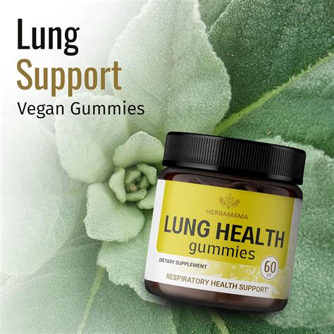 Herbamama Gomitas De Apoyo Pulmonar Gomita Respiratoria Para