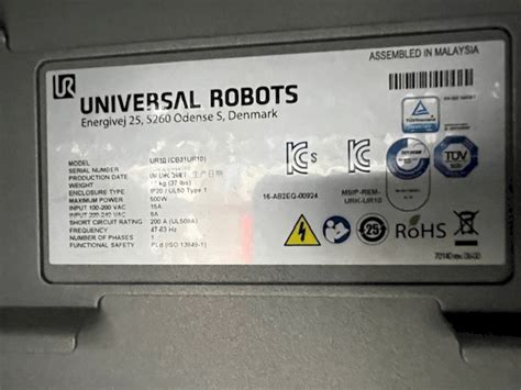 Universal Robots Ur10 Industrial Robot Used Machines Exapro