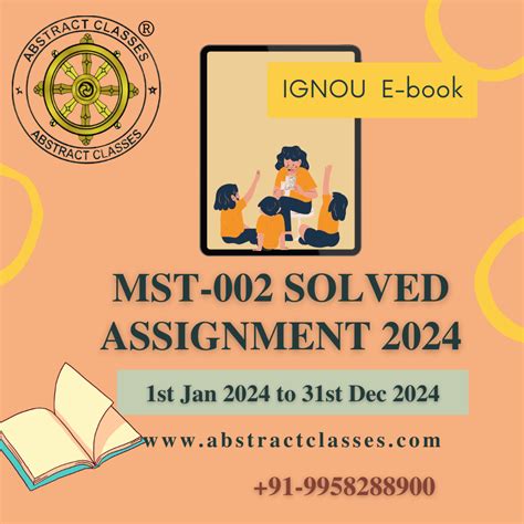 Ignou Mst 002 Solved Assignment 2024 Pgdast