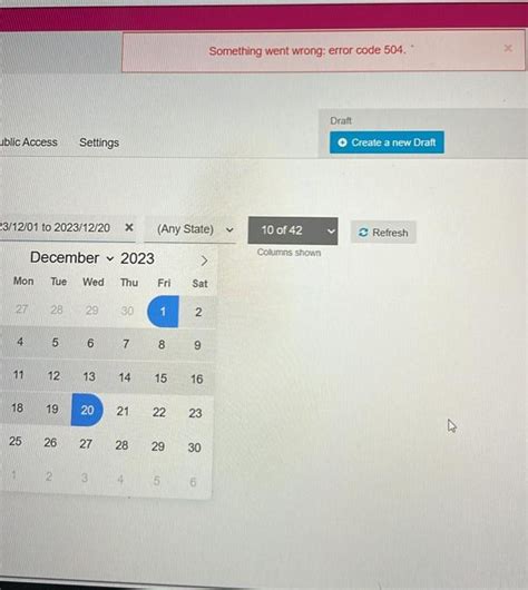 Getting Error 504 While Using Date Filter On Submission Data Support
