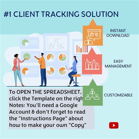 Client Tracker Client Record Excel Client Spreadsheet Excel Template Crm Dashboard