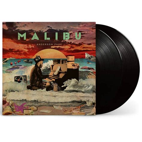 Anderson Paak Malibu Limited Edition W Fold Out Poster2lp Vinyl Record