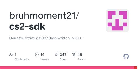 Github Bruhmoment21cs2 Sdk Counter Strike 2 Sdkbase Written In C