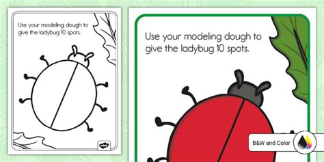 Ladybug Mat For Making Tens Math Twinkl Usa Twinkl
