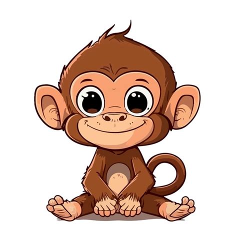 Cute Monkey Cartoon Pictures Clipart