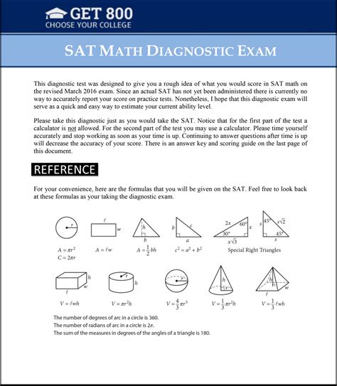 Digital Sat Math Practice Questions