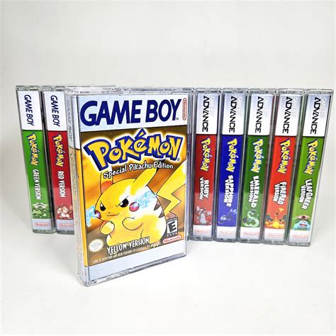 Pokémon Cassette Cases Keep Your Games Organized Perfect Cases To Store Your Pokémon Games