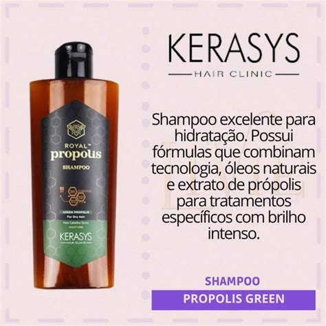 Kerasys Green Propolis Shampoo Nutritivo E Antifrizz 180ml Shein Brasil