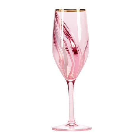 Pink And Gold Champagne Glass Alcohol Anniversary Champagne Png