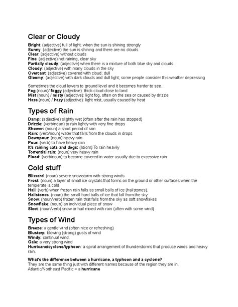 Adjective Words For Cloudy At Elizabeth Mitchem Blog