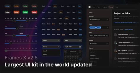 Frames X UI Kit Design System Babiato Forums