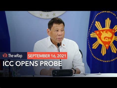 Icc Opens Investigation Into Duterte Drug War Dds Killings
