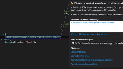 C Visual Studio Catching Unhandled Exceptions Stack Overflow