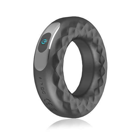 New Rechargeable Penis Ring With Double Motors Waterproof Vibrating
