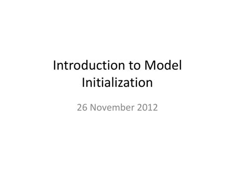 Introduction To Numerical Weather Prediction