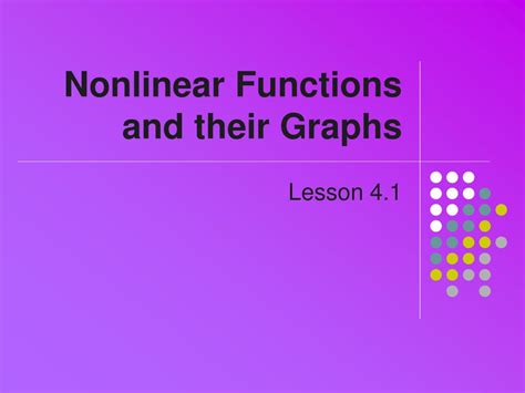 PPT Nonlinear Functions And Their Graphs PowerPoint Presentation Free Download ID