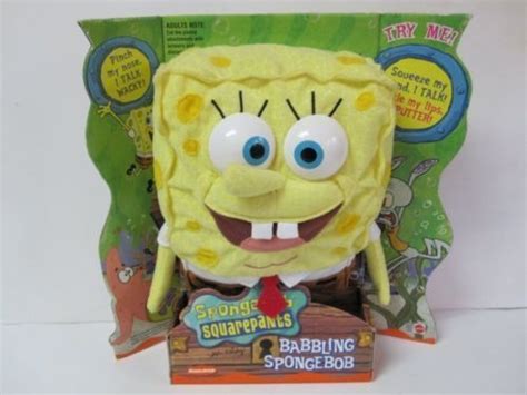 Talking Babbling Spongebob Squarepants Nick Plush Toy 142011373
