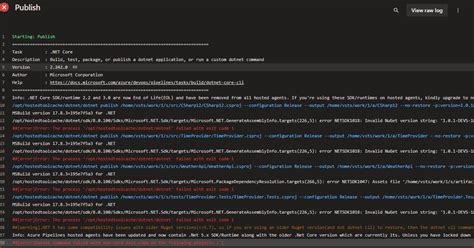 Azure DevOps Pipeline Fails During Package Publishing Step For NET Project Stack Overflow