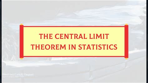 The Central Limit Theorem In Statistics Animated Video By Furry