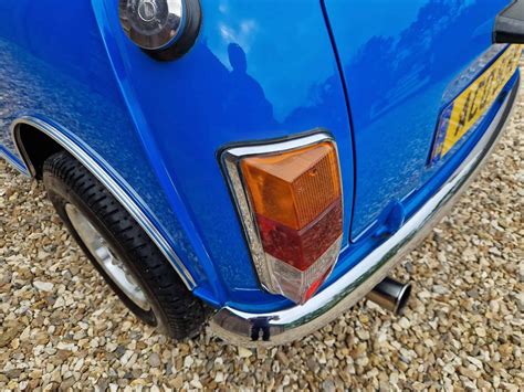 Now Sold 1980 Austin Mini 998 Cc In Factory Pageant Blue On Just 26100 Miles From New