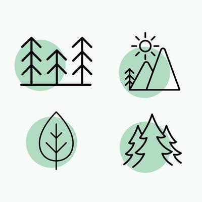 Tree Outline Vector Art Icons And Graphics For Free Download