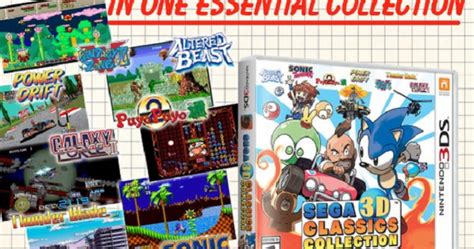 Sega 3d Classics Collection Announced For 3ds Gamegrin