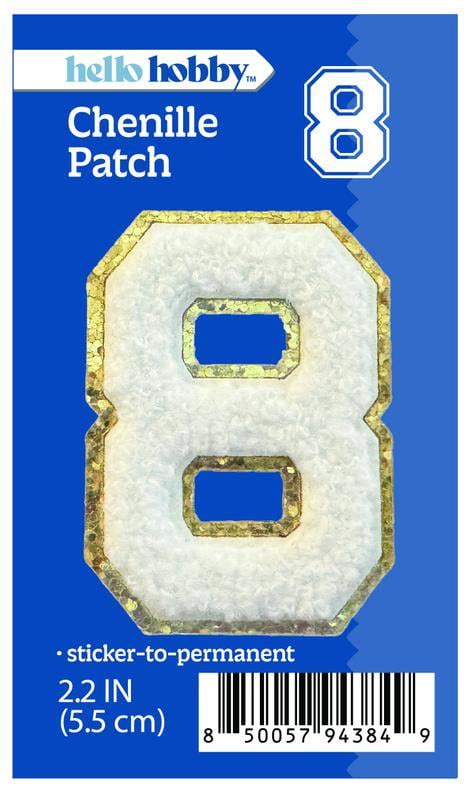 Hello Hobby Chenille 8 White