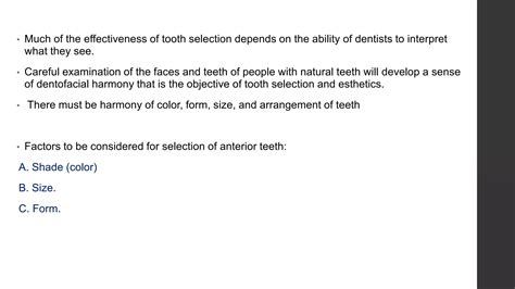 Teeth Selection In Complete Dentures Pptx