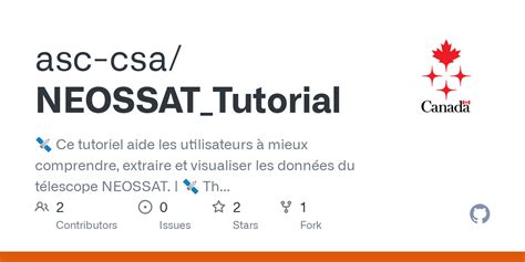 Github Asc Csaneossattutorial 🛰 Ce Tutoriel Aide Les Utilisateurs à Mieux Comprendre