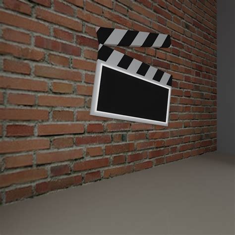 хлопушка кино 3D Модель $7 - .max .dwg .obj .unknown - Free3D