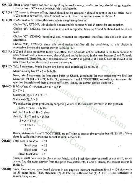 Sample Paper For Gre Test Exampless Papers