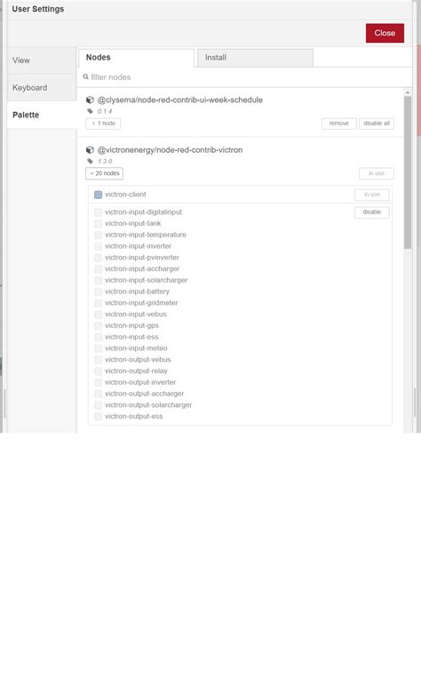 New 130 Version Does Not Load Pallets Non Functioning · Issue 56 · Victronenergynode Red
