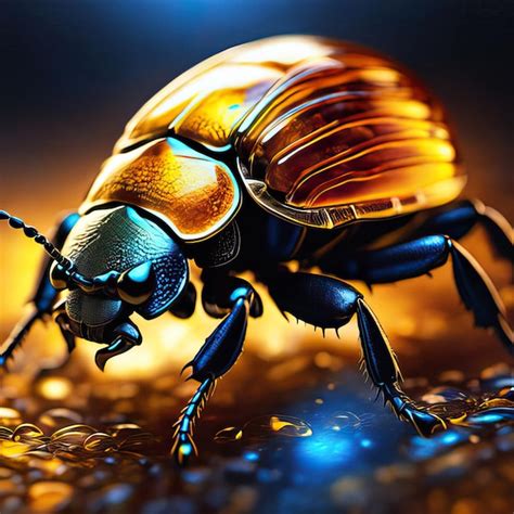 Premium Photo Beetle On The Ground