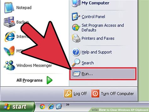 How To Clear Windows XP Clipboard Steps With Pictures