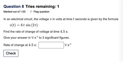 solved question 8 tries remaining 1 marked out of 1 00 p