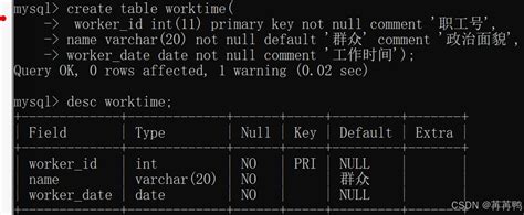 Mysql第二次作业 Csdn博客
