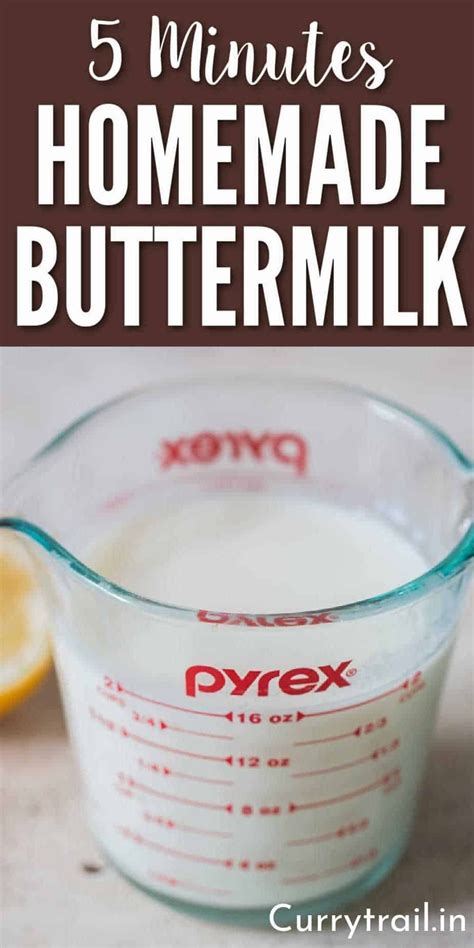 Make Homemade Buttermilk Substitute In Less Than 5 Minutes Using Just 2 Ingredients Use In