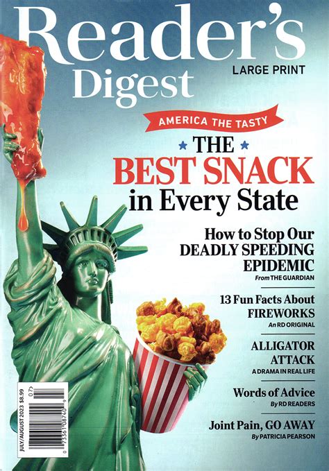 Readers Digest Large Print Renewal Magazine