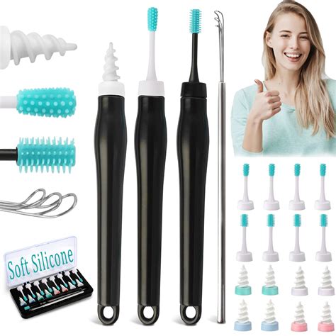 Q Grips Earwax Remover Safe Silicone Ear Cleaner With 16 Replacement